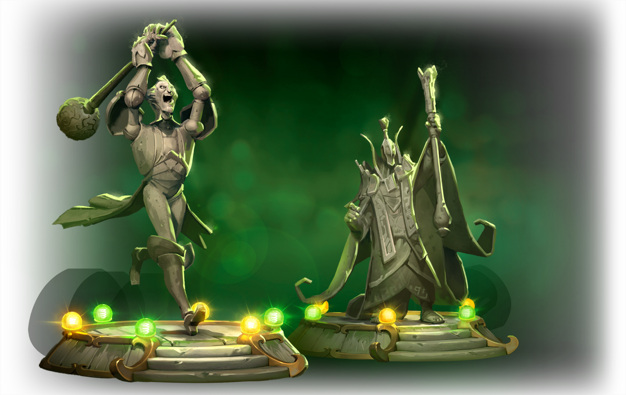 You can stick with the new default effigy for any hero, or craft and ...